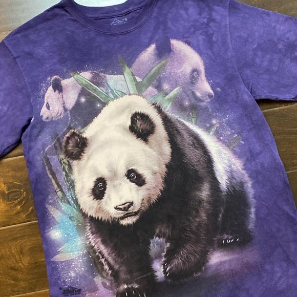 Shirts | Mens Vintage Tie Dye Animal Panda Tshirt Small | Poshmark
